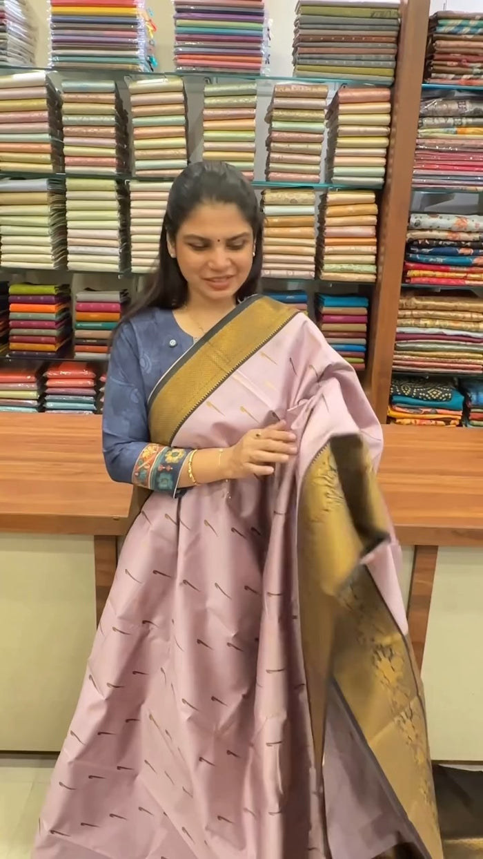 Semi Kanchi Silk Saree Product Code - TTDS2679 Sale Price @ Rs. 1...