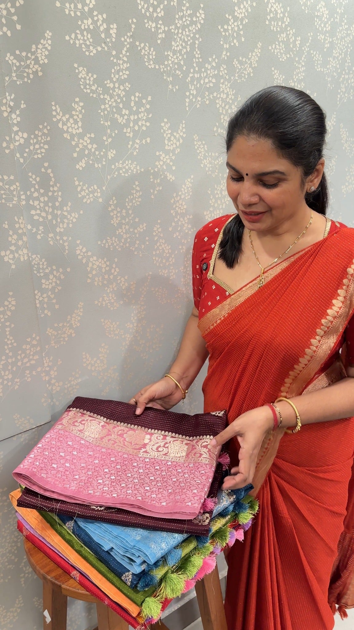 Banarasi Tussar Silk Saree Tag Price @ Rs.2400/- Offer Price @ Rs....