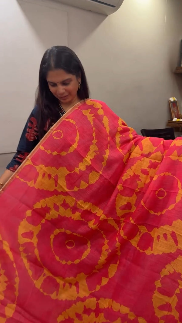 Chanderi Cotton Saree Product Code -TTDS2753 Sale Price @ Rs. 69...