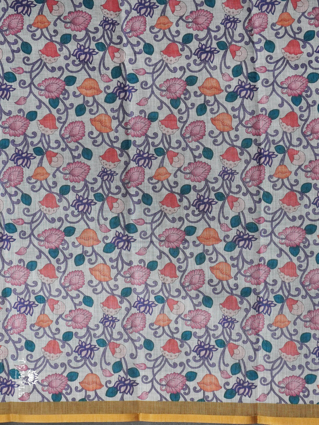 Linen Cotton Saree | TTDS2804