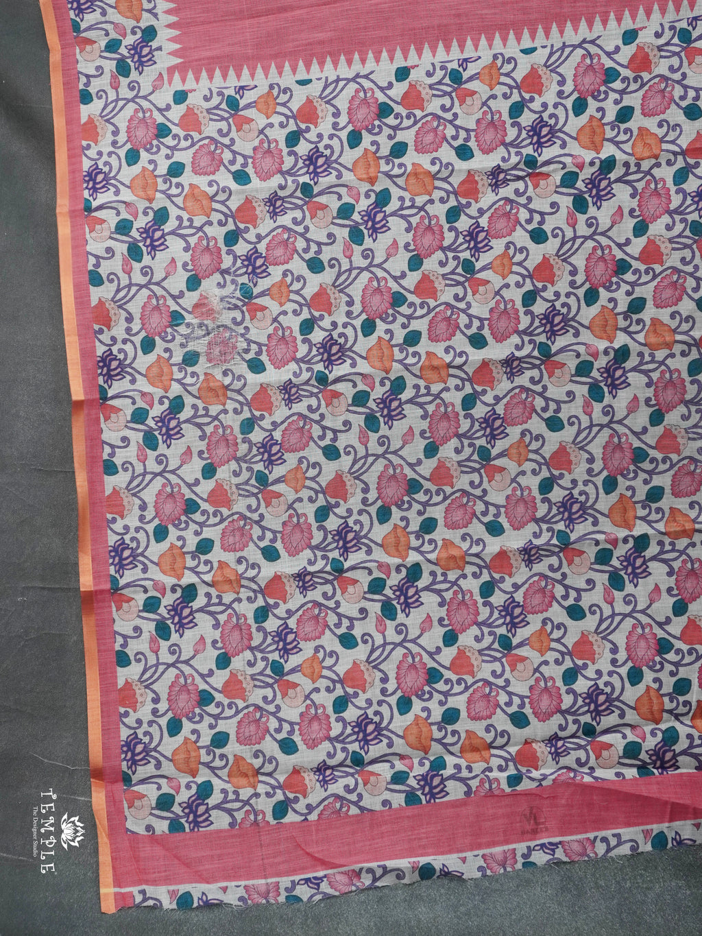 Linen Cotton Saree | TTDS2804