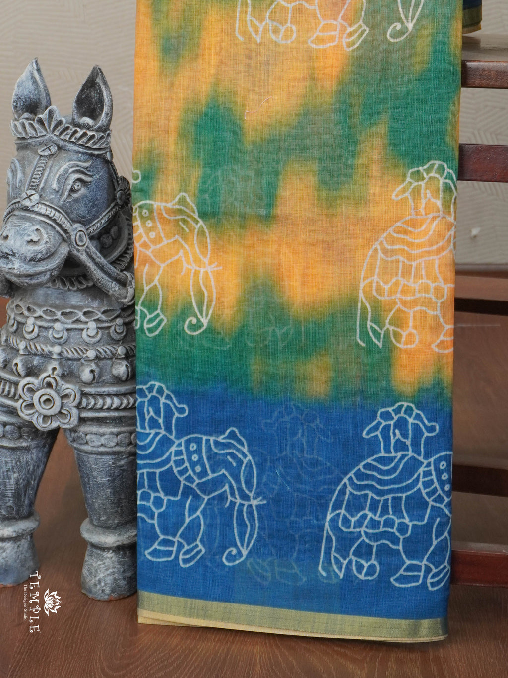 Linen Cotton Saree | TTDS2805