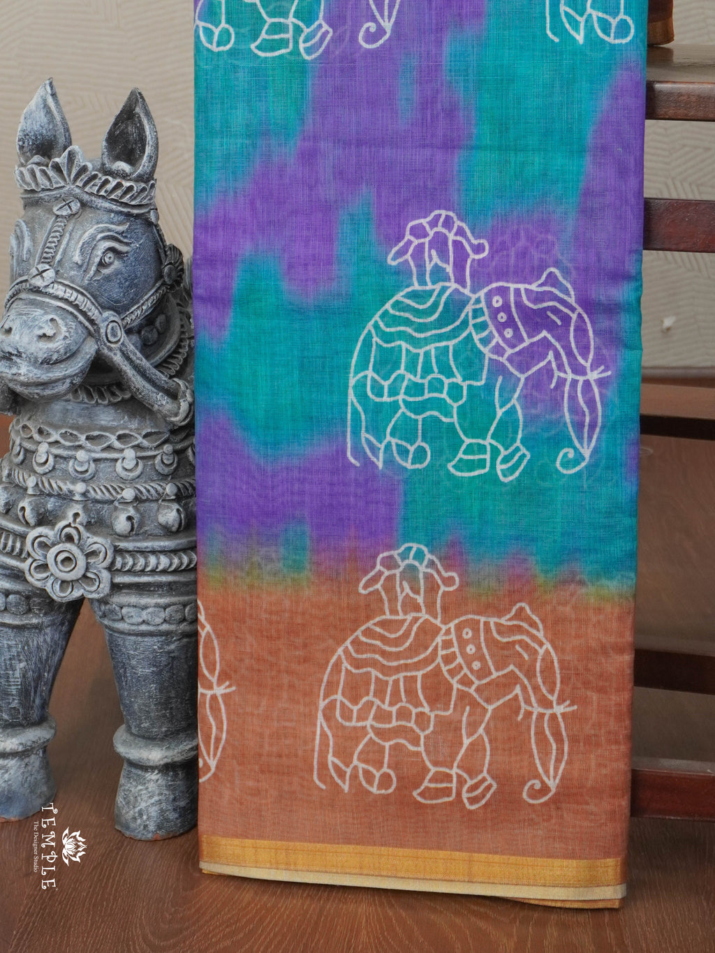 Linen Cotton Saree | TTDS2805