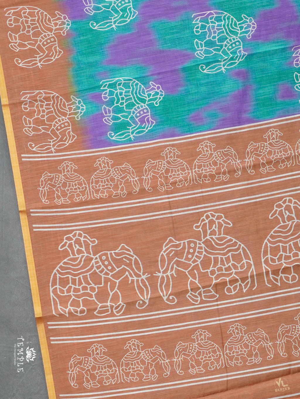 Linen Cotton Saree | TTDS2805