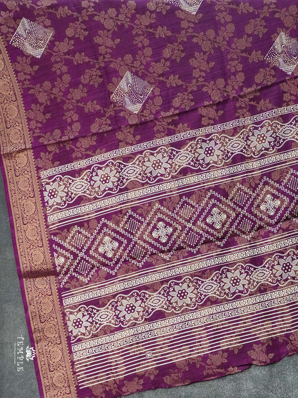 Banarasi Semi Tussar Saree | TTDS2758