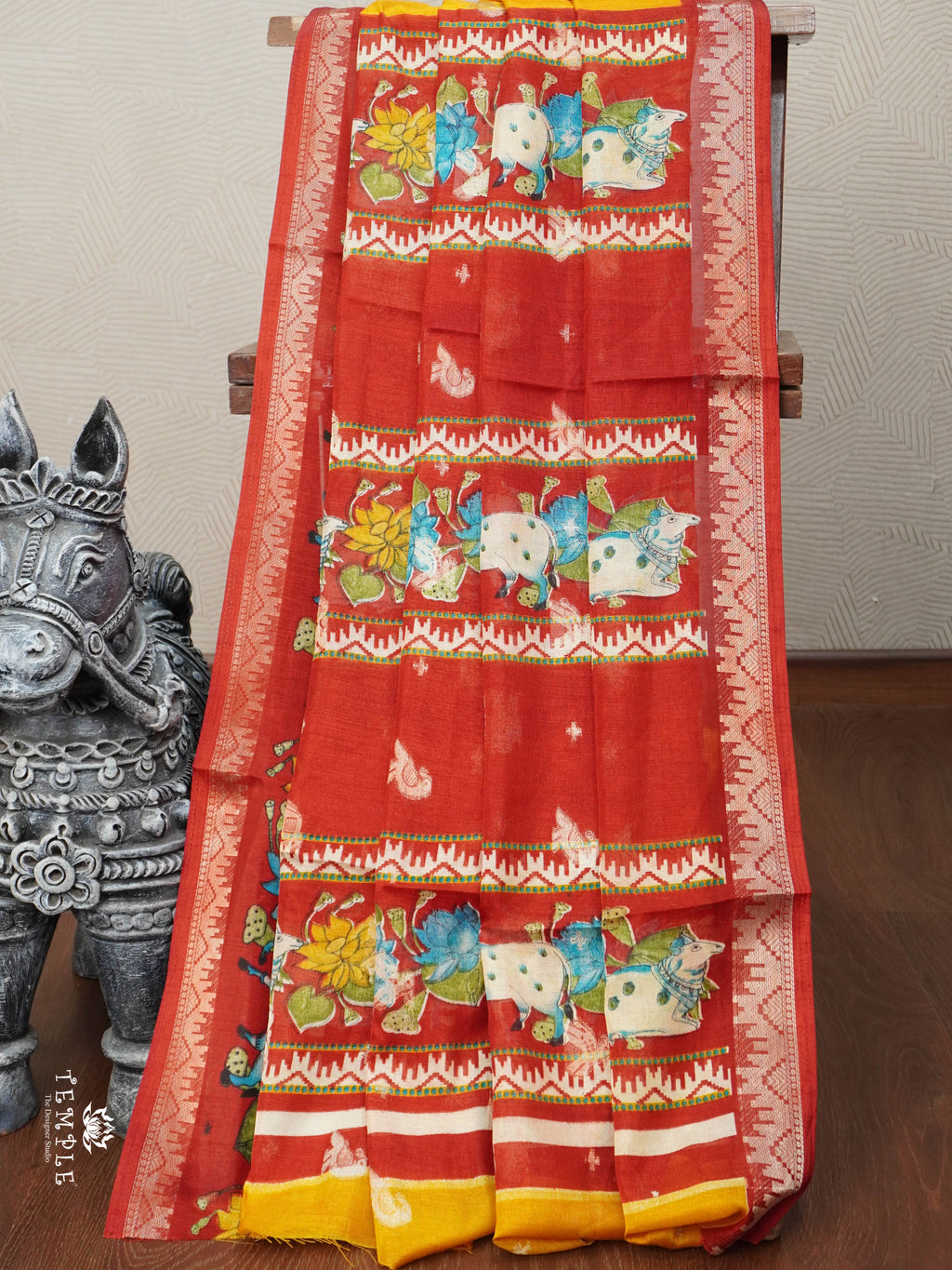 Fancy Cotton Saree | TTDS2775