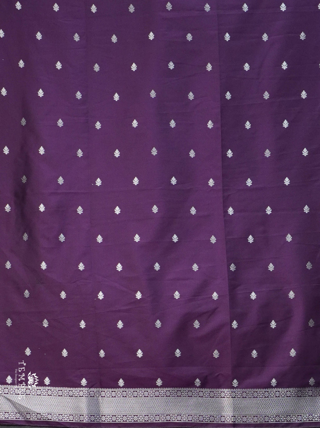 Semi Silk Saree with Peacock Design | TTDS2779