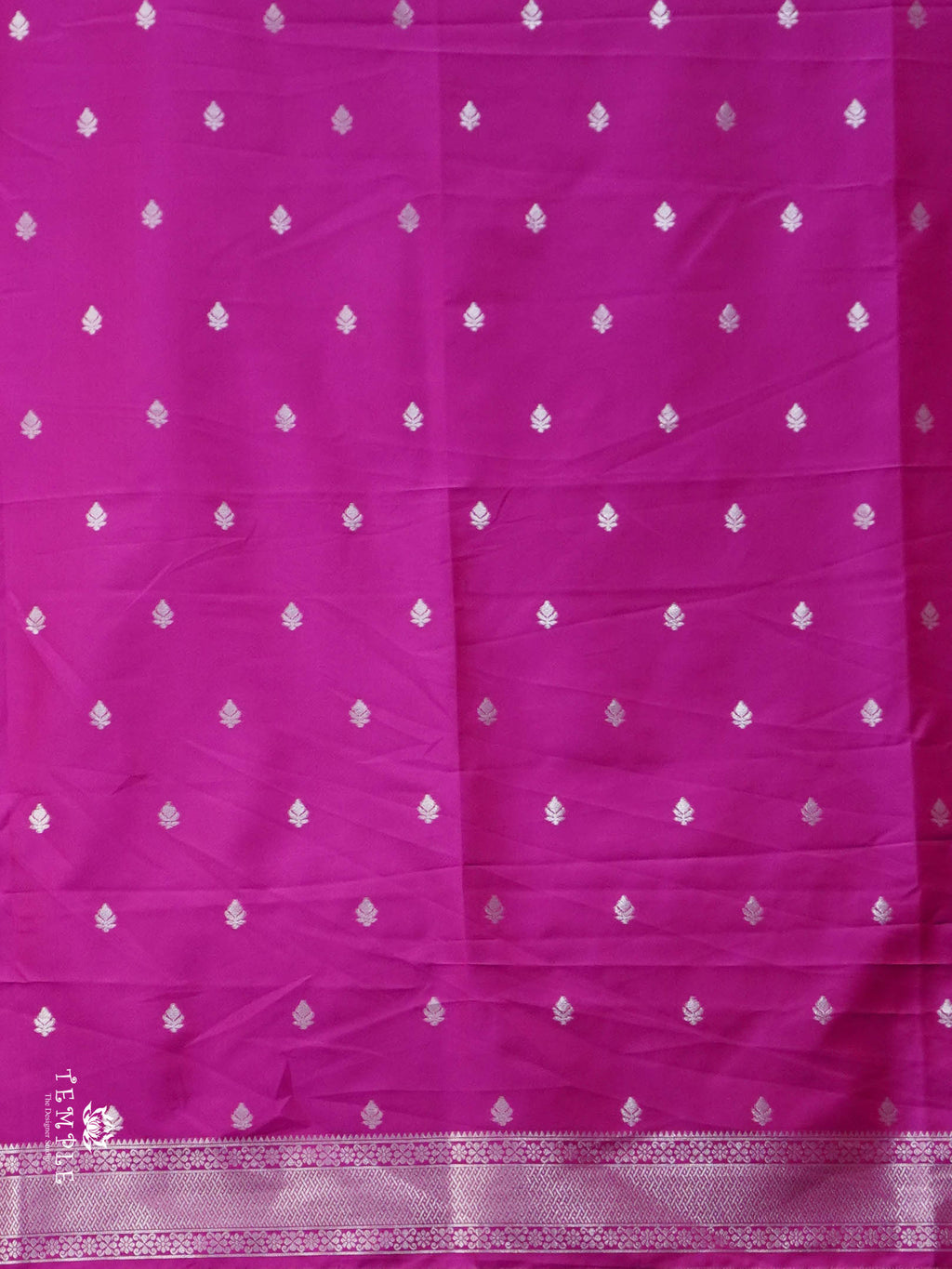 Semi Silk Saree with Peacock Design | TTDS2779