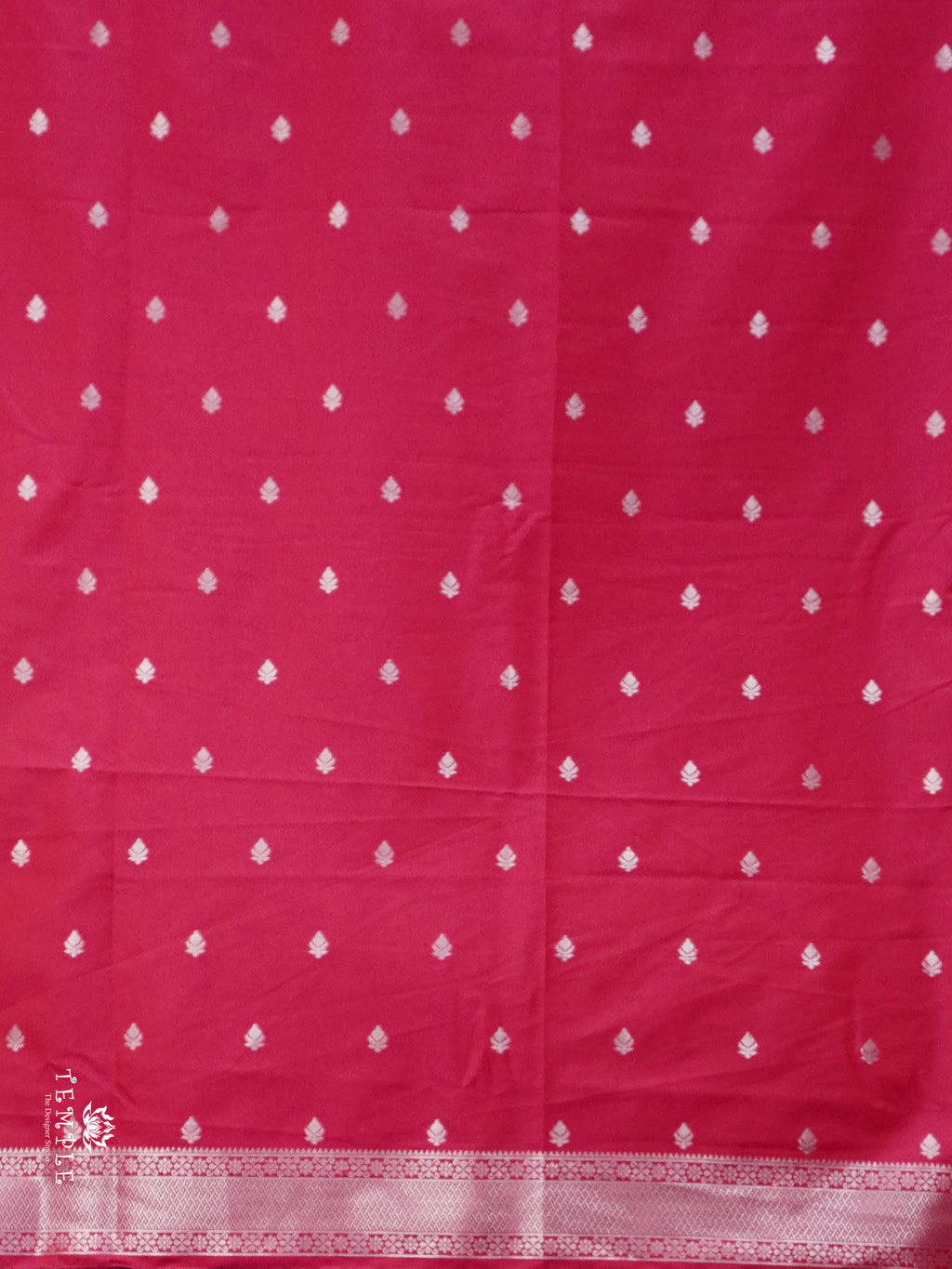 Semi Silk Saree with Peacock Design | TTDS2779