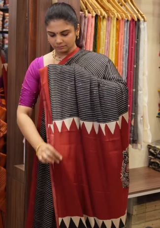Semi Modal Silk Saree | TTDS2084